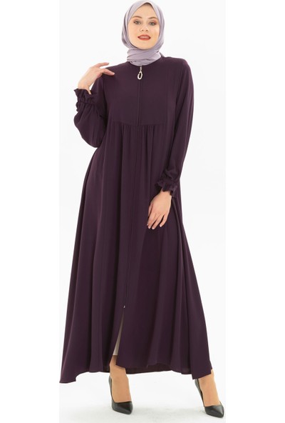 Beyza Robalı Mürdüm Ferace 3227 Beyza Robalı Mürdüm Ferace 3227