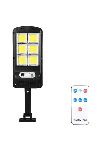 Technosmart Solar Güneş Enerjili Bahçe Aydınlatması Sokak Lambası Hareket Sensörlü 6 Gözlü Büyükboy