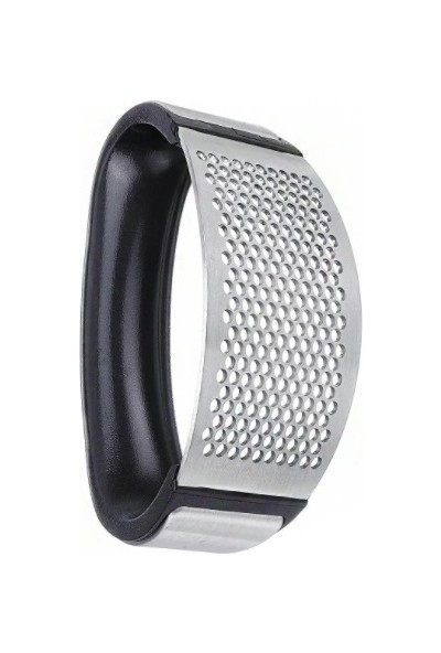 Kitchen Life Tutma Kollu Lüx Paslanmaz Çelik Sarımsak Ezici