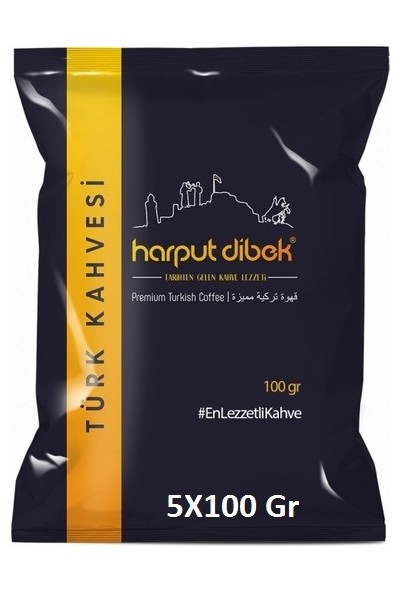 Harput Dibek Türk Kahvesi 5X100 gr Harput Dibek Türk Kahvesi 5X100 gr
