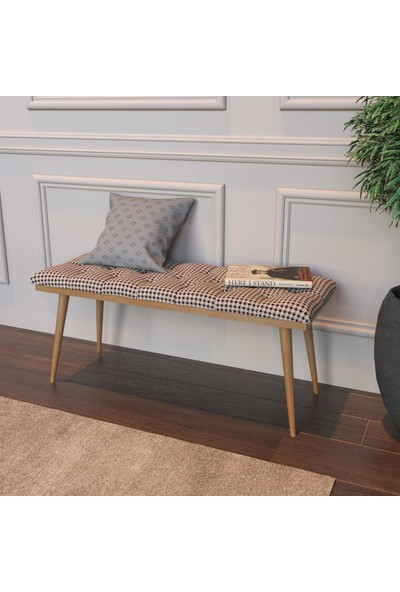Bimossa Arden Ahşap Bench Ahşap / Kazayağı Deseni