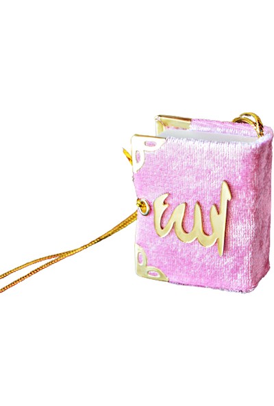 Medrese Yayınları Kadife Kaplı Mini Kuran-I Kerim - Pembe Medrese Yayınları Kadife Kaplı Mini Kuran-I Kerim - Pembe