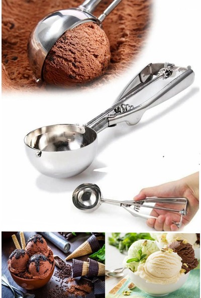 Kitchen Life Çelik Profesyonel Dondurma Kepçesi