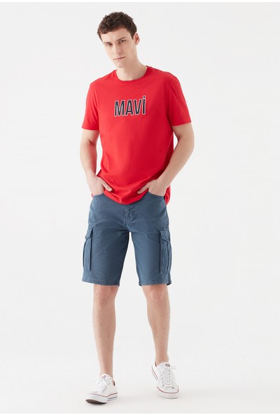 Mavi Erkek Mavi Kargo Şort 0436033952