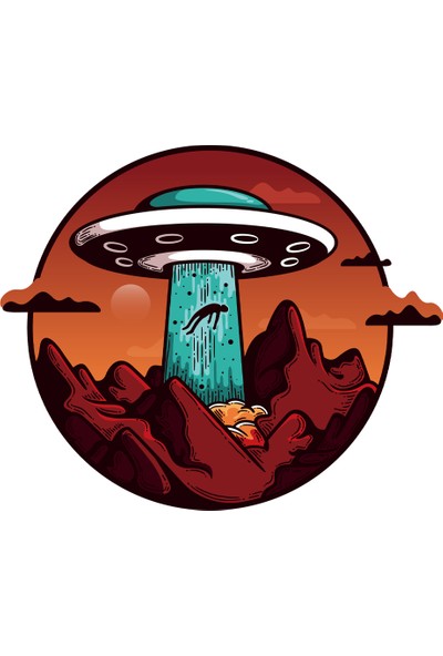 Art Pap Escape From The World Sticker - Space Serisi