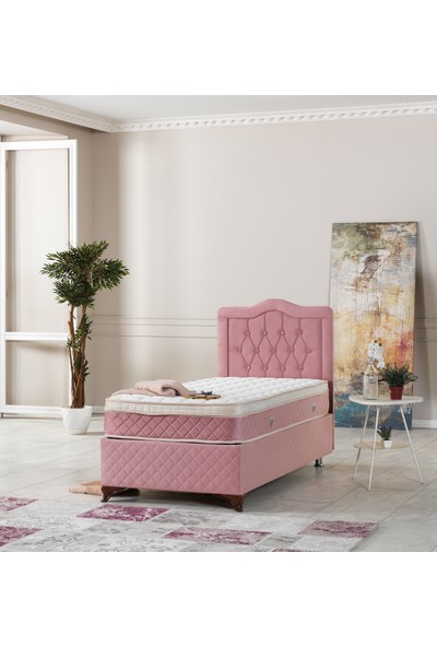 By Zeytin Nepal Baza Başlık ve Yatak Seti