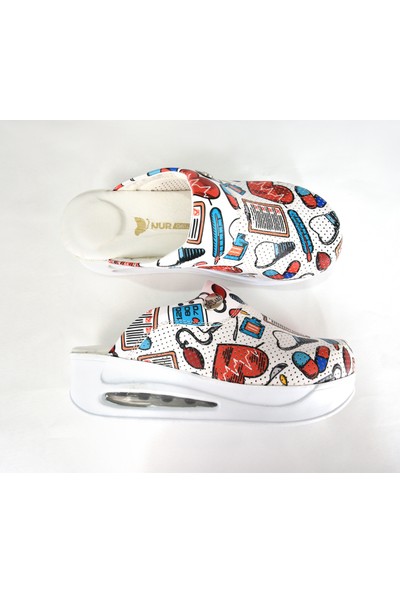 Nur Ortopedi Kalp Atışı Kapalı Airmax Kadın Sabo Terlik