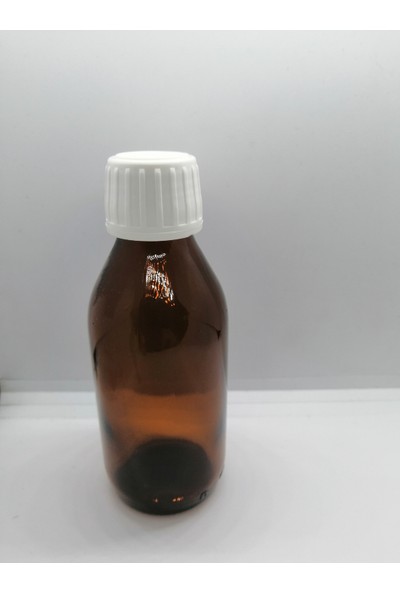 Ziylan 100CC Kahverengi Cam Ecza Şişesi,düzkapak,amber Şişe,medikal Şişe,50 Adet