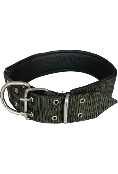 Markapet Iri Irk Köpek Boyun Tasması 5 x 80 cm Haki