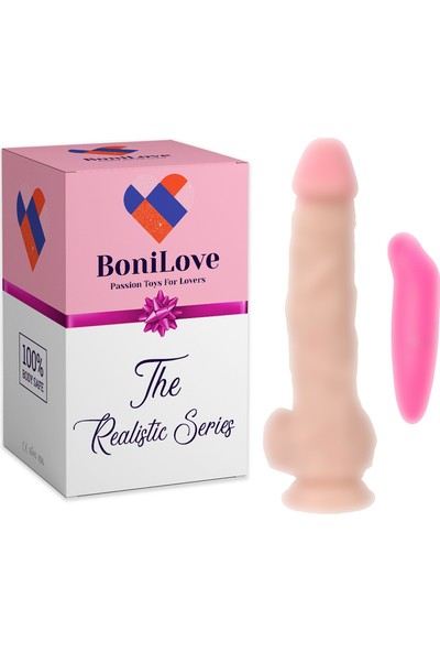 Bonilove The Realistik Series Victory Hero 22 cm Realistik Penis+Mini Vibratör Set Bonilove The Realistik Series Victory Hero 22 cm Realistik Penis+Mini Vibratör Set