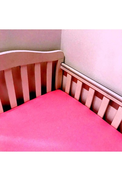 Kalitem Çarşafçı Lastikli Bebek Çarşafı 70 x 140 cm Pembe Kalitem Çarşafçı Lastikli Bebek Çarşafı 70 x 140 cm Pembe