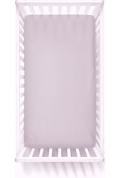 Kalitem Çarşafçı Lastikli Bebek Çarşafı 70 x 140 cm Gri