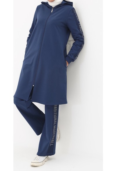 Baskılı Fileli Eşofman Takımı