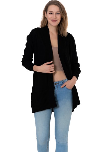 Gane Cepli Hırka - Siyah