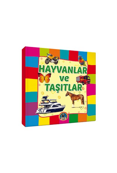 Hayvanlar ve Taşıtlar - Büyük Boy Karton Kitap