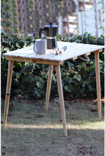 Zembu Katlanır Ahşap Masa Büyük Boy