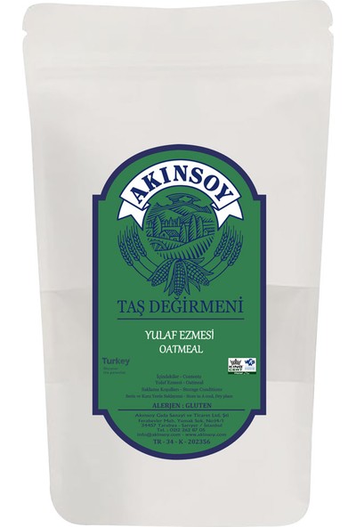 AKINSOY Yulaf Ezmesi 1 kg