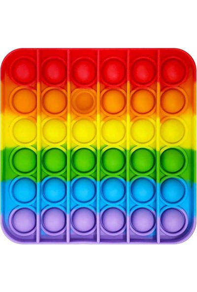 Çebi Toys Pop It Push Bubble Duyusal Oyuncak Kare Çebi Toys Pop It Push Bubble Duyusal Oyuncak Kare