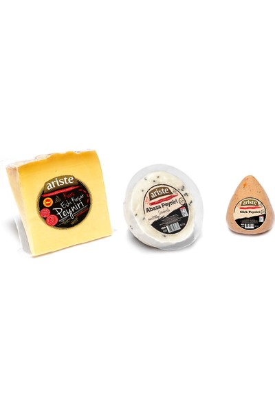 Ariste Yöresel Lezzetler 700 gram (Kars Kaşarı, Çörek Otlu Abaza, Sürk Peyniri) Ariste Yöresel Lezzetler 700 gram (Kars Kaşarı, Çörek Otlu Abaza, Sürk Peyniri)