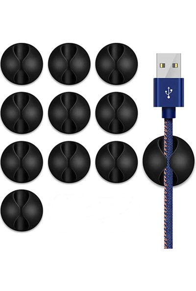 Lovyco 10 Adet Kablo Sabitleyici Aparat Kablo Tutucu