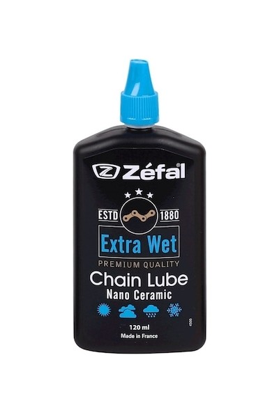 Zefal Extra Wet Zincir Yağı 120 ml Nano Ceramıc Kuru Ortam Yağı Zefal Extra Wet Zincir Yağı 120 ml Nano Ceramıc Kuru Ortam Yağı