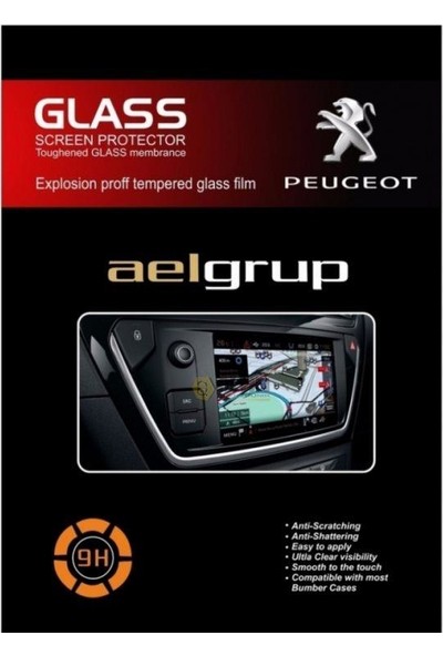 OLED Garaj Peugeot 301 Multimedya Ekran Koruyucu