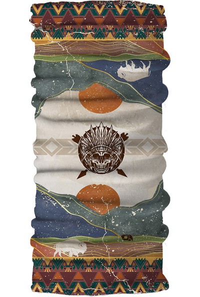 Pirate & Parrot Shilah Unisex Bandana Çok Renkli Pirate & Parrot Shilah Unisex Bandana Çok Renkli