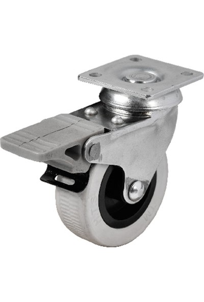 Hts 254 - Eko 50 mm Tablalı Frenli Teker Hts 254 - Eko 50 mm Tablalı Frenli Teker