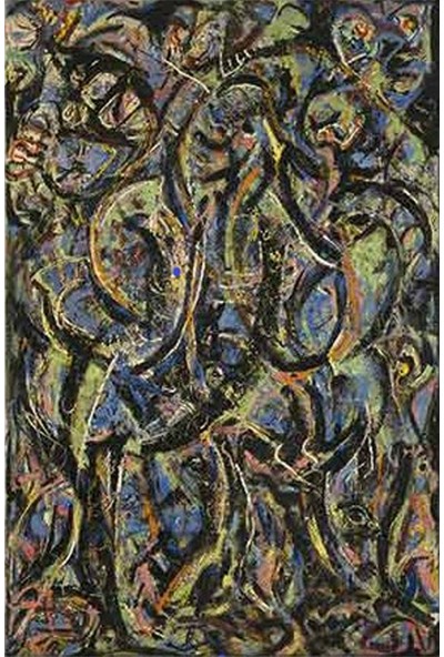 Movas Sanat Jackson Pollock Gotik Elmas Mozaik Tablo / Mozaik Puzzle 40X60CM E20203020M Movas Sanat Jackson Pollock Gotik Elmas Mozaik Tablo / Mozaik Puzzle 40X60CM E20203020M