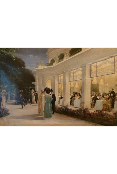 Movas Sanat Henri Gervex Pre Catelanda Akşam Elmas Mozaik Tablo / Mozaik Puzzle 50X35CM E20203052M Movas Sanat Henri Gervex Pre Catelanda Akşam Elmas Mozaik Tablo / Mozaik Puzzle 50X35CM E20203052M