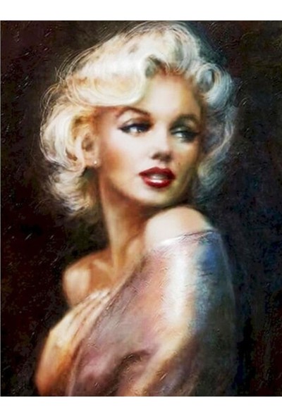 Movas Sanat Merlyn Monroe Pozu Elmas Mozaik Tablo / Mozaik Puzzle 45X60CM E20202842M Movas Sanat Merlyn Monroe Pozu Elmas Mozaik Tablo / Mozaik Puzzle 45X60CM E20202842M