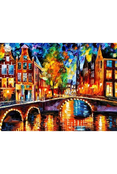 Movas Sanat Yağlı Boya Köprü Manzarası Elmas Mozaik Tablo / Mozaik Puzzle 50X35CM E20202952M Movas Sanat Yağlı Boya Köprü Manzarası Elmas Mozaik Tablo / Mozaik Puzzle 50X35CM E20202952M