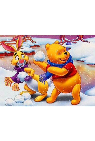 Movas Sanat Winnie The Pooh ve Tavşan Elmas Mozaik Tablo / Mozaik Puzzle 50X35CM E20202948M Movas Sanat Winnie The Pooh ve Tavşan Elmas Mozaik Tablo / Mozaik Puzzle 50X35CM E20202948M