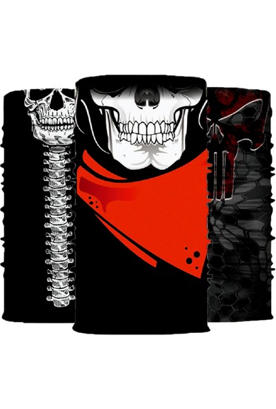 Knmaster Bottleneck 3'lü Paket Buff Bandana Boyunluk Türk Markası