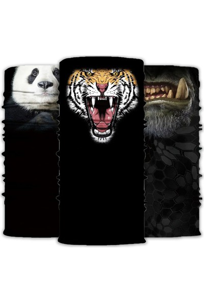 Knmaster Ravi 3'lü Paket Buff Bandana Boyunluk Türk Markası