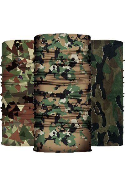 Knmaster Turbot 3'lü Paket Bandana Boyunluk Türk Markası