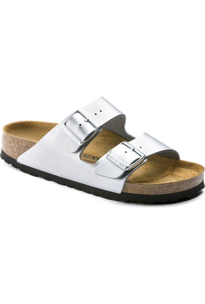 Birkenstock Arizona Bayan Terlik - Silver