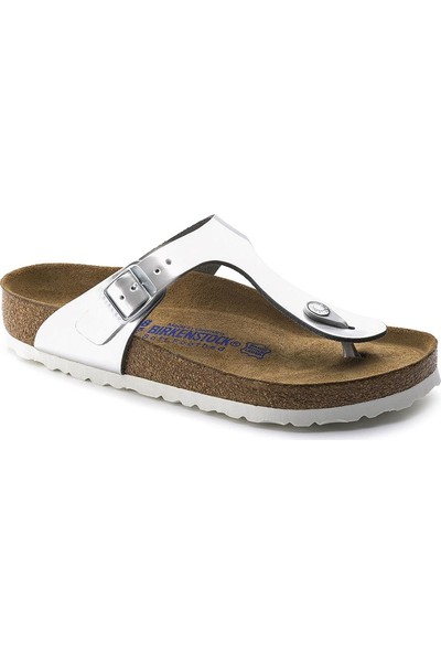 Birkenstock Gizeh Nl Metallic Silver Kadın Terlik 1003674