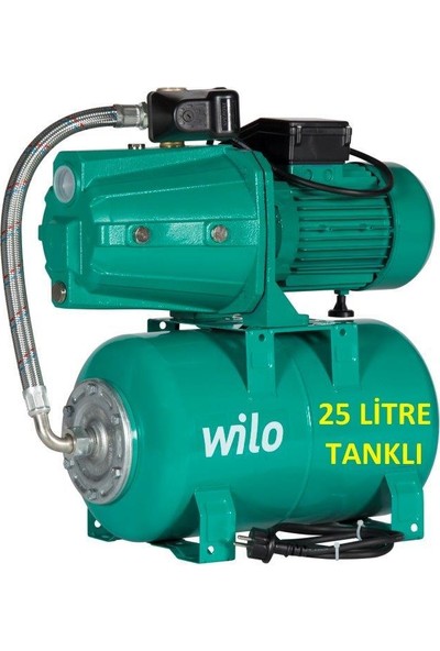 Wilo Aqua Spg 25-3.45 Hidrofor 25 Litre Tanklı / 4 Kat - 4 Daire- 1 Hp Wilo Aqua Spg 25-3.45 Hidrofor 25 Litre Tanklı / 4 Kat - 4 Daire- 1 Hp