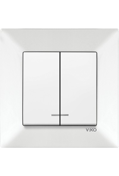 Viko Karre Işıklı Komütatör