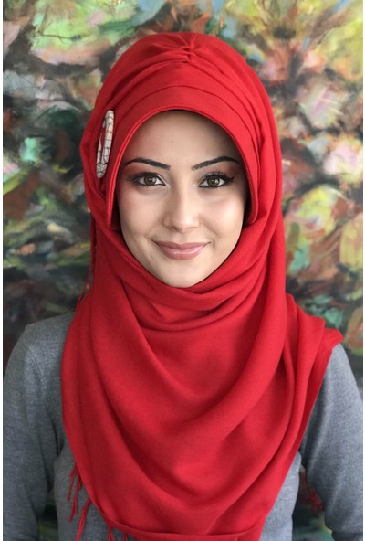 Yoisho Store Kırmızı Şapka Şal