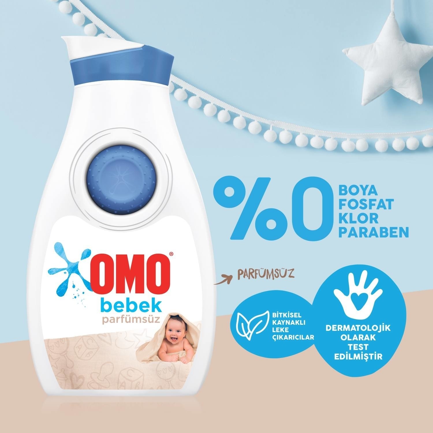 Omo Sıvı Baby 900ML Parfümsüz (2 Adet Fiyatı - Taksit Seçenekleri