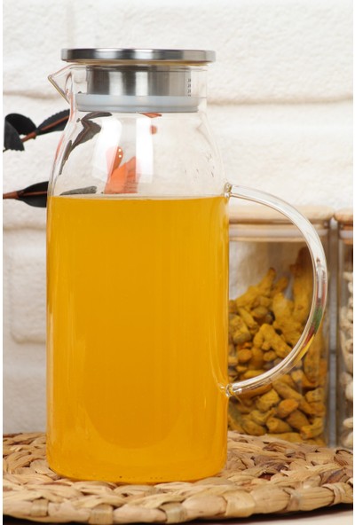 Arow Royan Metal Kapaklı Cam Sürahi 1750 ml