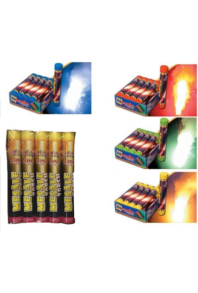 Samur Sarı Renk Meşal 25 cm 1 Adet