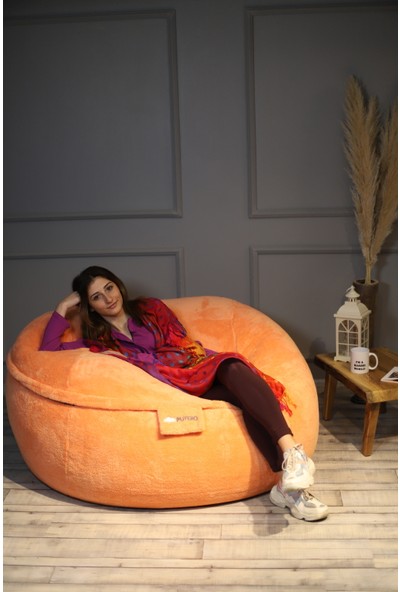 Pufero Orta Boy Turuncu
