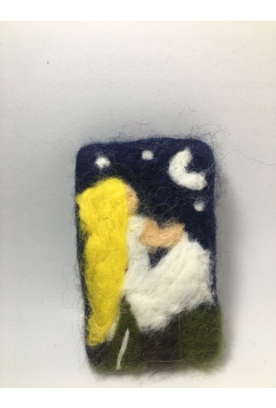 Süslü Toka Aksesuar Ay Dede Temalı Süslü Süs Keçe Sabun