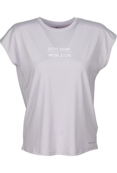 Lumberjack CT427 Kate Mınımal T-Shır Lila Kadın Kısa Kol T-Shirt