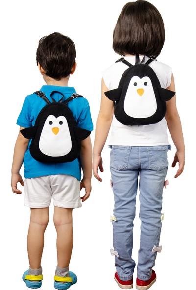FRM Sevimli Penguen Peluş Mini Sırtçantası