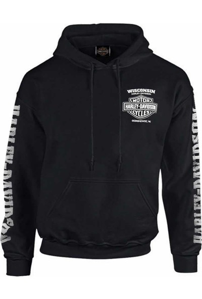 Harley-Davidson Lightning Crest Erkek Sweatshirt