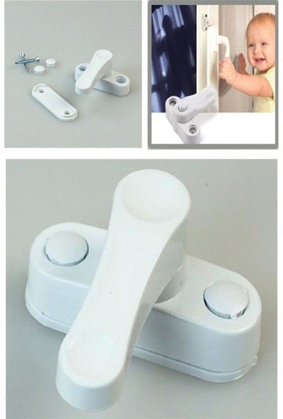 Pvc Kapı Pencere Emniyet Kilidi, Çocuk Kilidi Bebek Emniyet Kilidi Pvc Kapı Pencere Emniyet Kilidi Çocuk Kilidi, Bebek Emniyet Kilidi 2 Adet